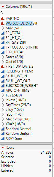 Solved: "Get rows where" is taking way to long - JMP User Community