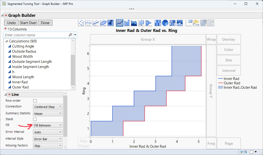 Making a Wood-Turning Segment Calculator in JMP® - JMP User Community
