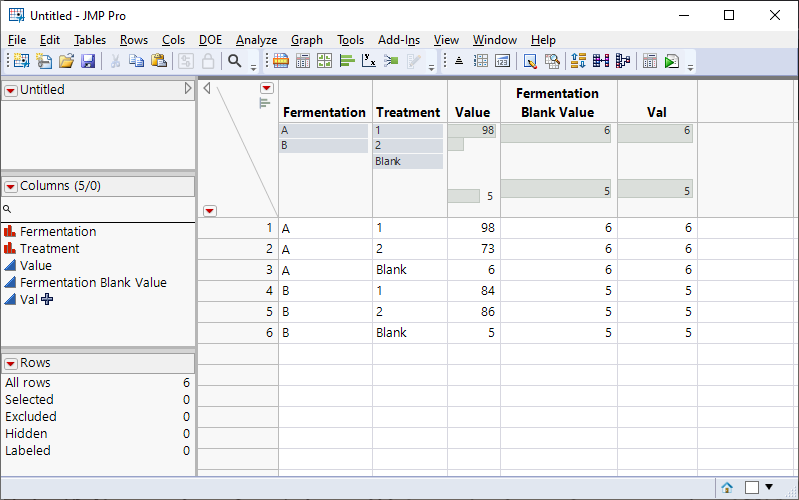 Solved: Add a new column with a function similar to vlookup in Excel - JMP User Community