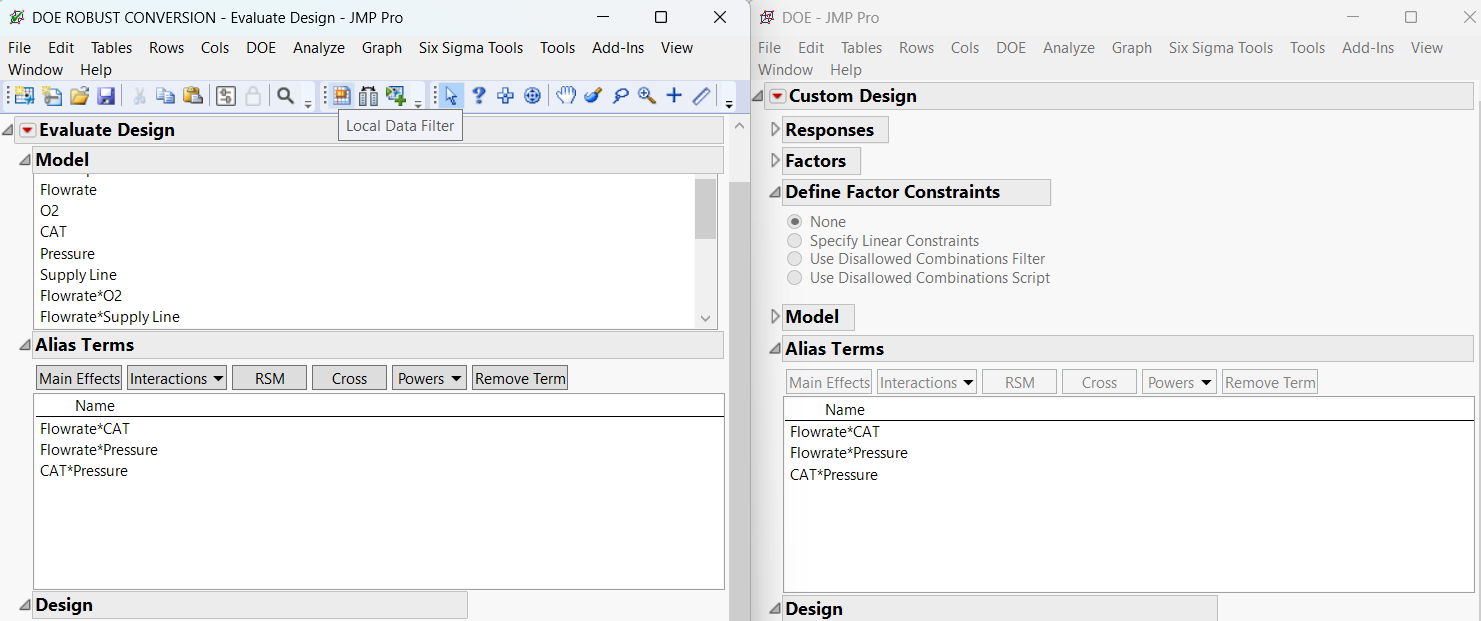 Solved Is It Possible To Make Doe Generation Reproducible Jmp User