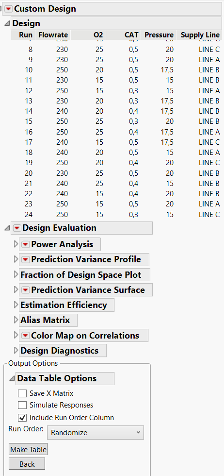 Solved: Is it possible to make DOE generation reproducible? - JMP User Community