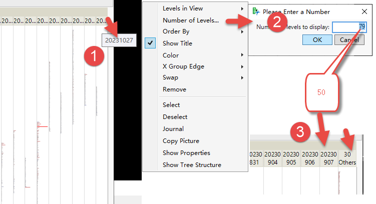 Can the X group name text orientation of this Graph Builder be set to ...