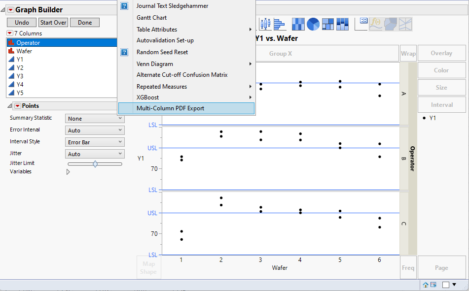 printing something from graph builder stepping through a column switcher all to ... - JMP User ...