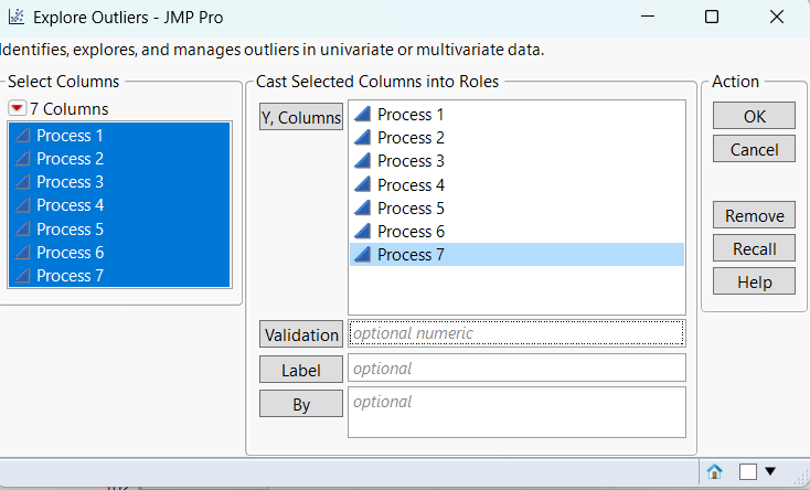 Solved: Counting outliers for the purpose of improving a process - JMP User Community