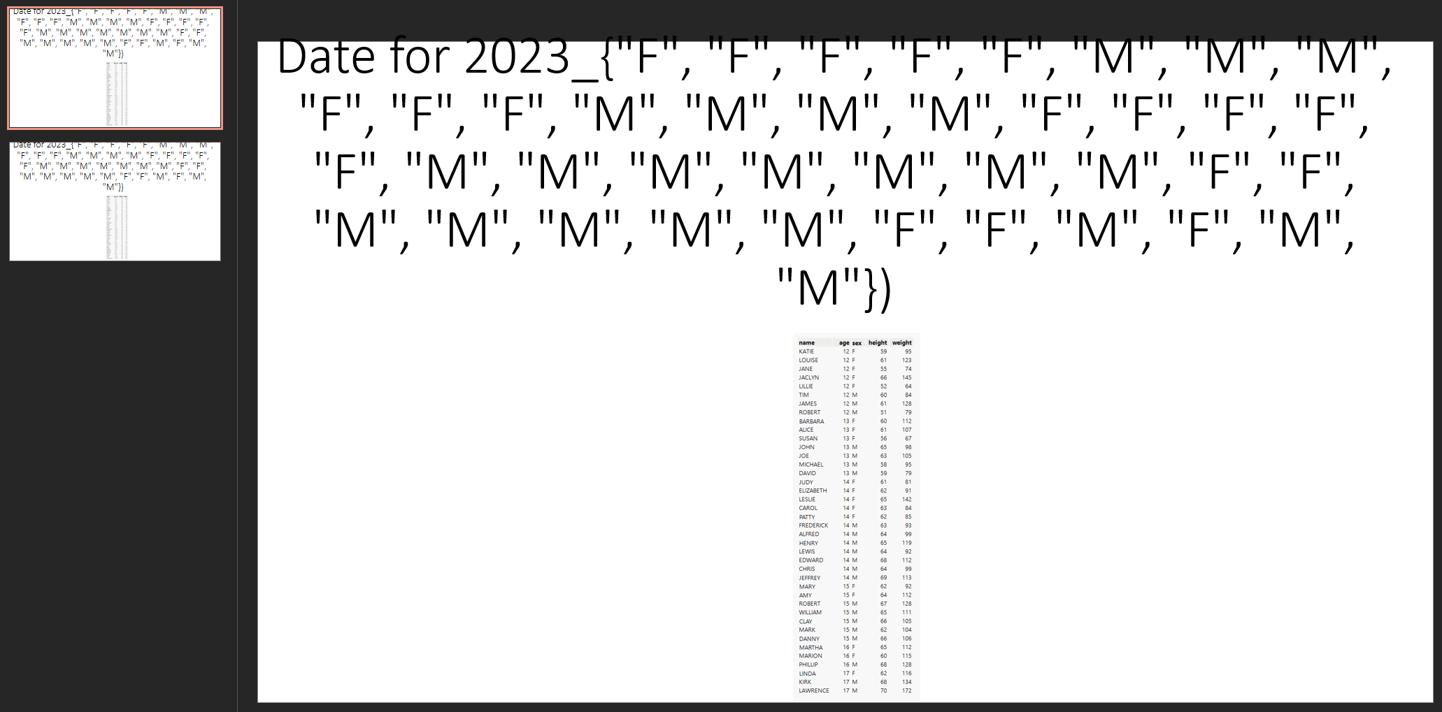 Powerpoint Slide Title Using Column Value Jmp User Community 9489