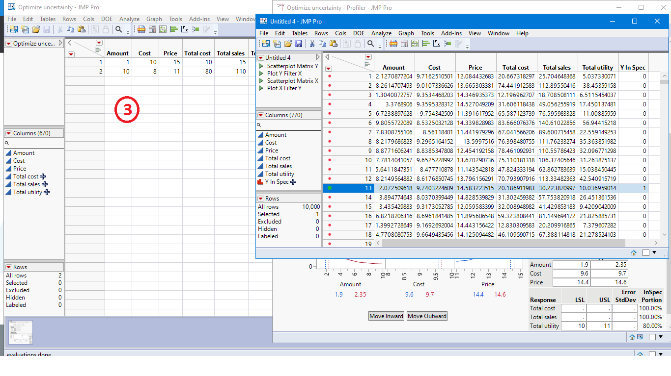 How to optimize factors with uncertainty in 1 step with JMP? - Page 2 ...