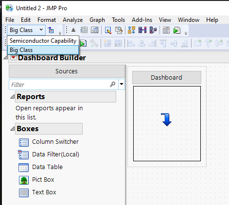 Solved: affichage deux tables dans un dashboard - JMP User Community