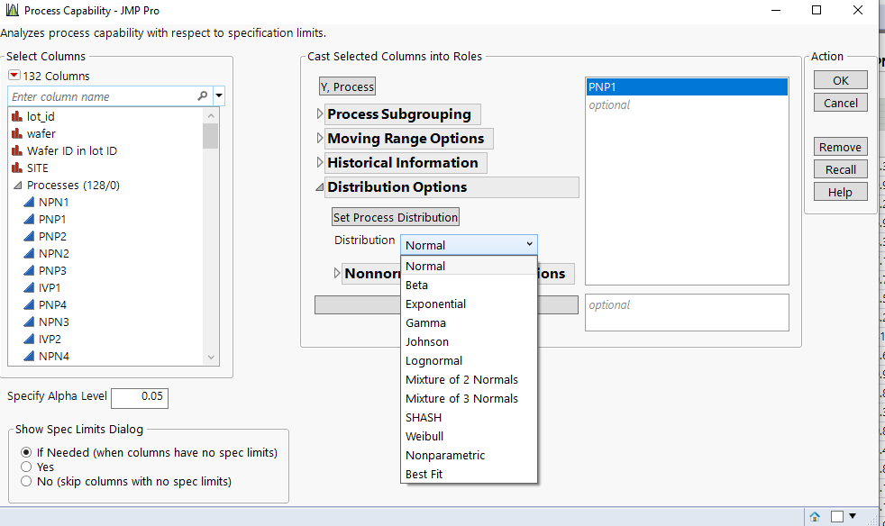 Non-normal distributions in the Process Capability and Process ...