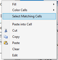 Select ALL matching cells - JMP User Community