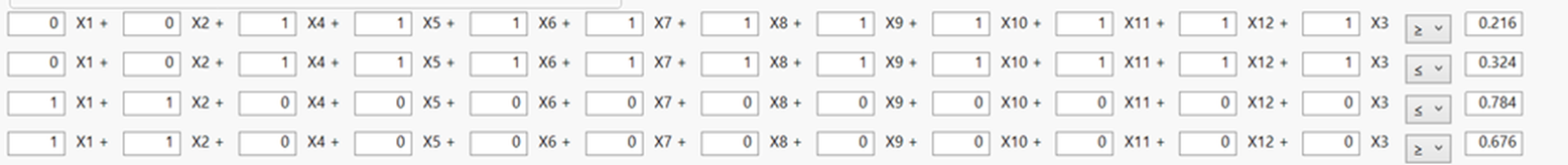 Solved How To Set The Range For Mixture Components And Linear