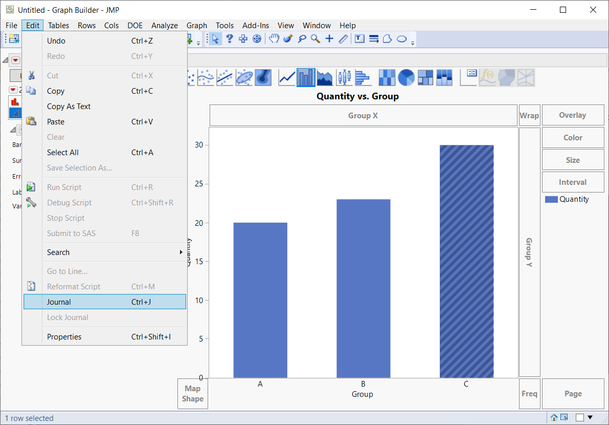 How to update the graph in Journal if the data changed ? - JMP User ...