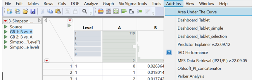 Area Under The Curve Jmp User Community