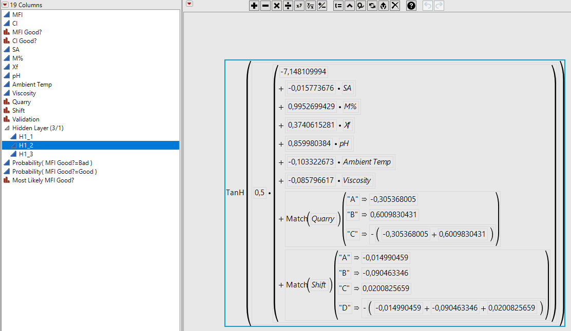 Solved Difference Between Nodes In Same Layer Of Neural Network Jmp