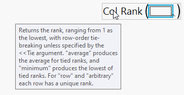 Solved: new column: rank unique - JMP User Community