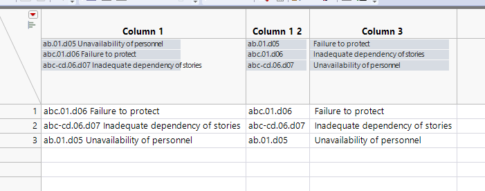 Solved Separating A String Value Jmp User Community 6623