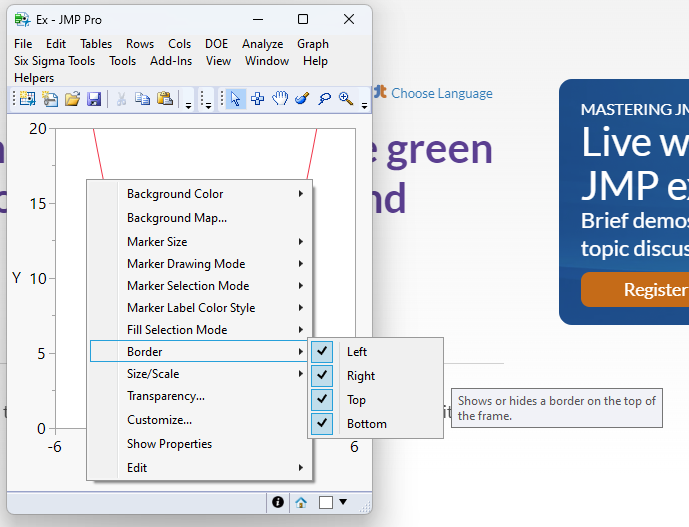 Solved: How to add a marker line to the surface part of the green area ...