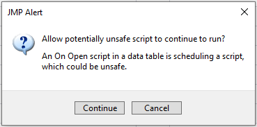 Solved: Data Table On Close Issue depending on how it is closed - JMP User Community