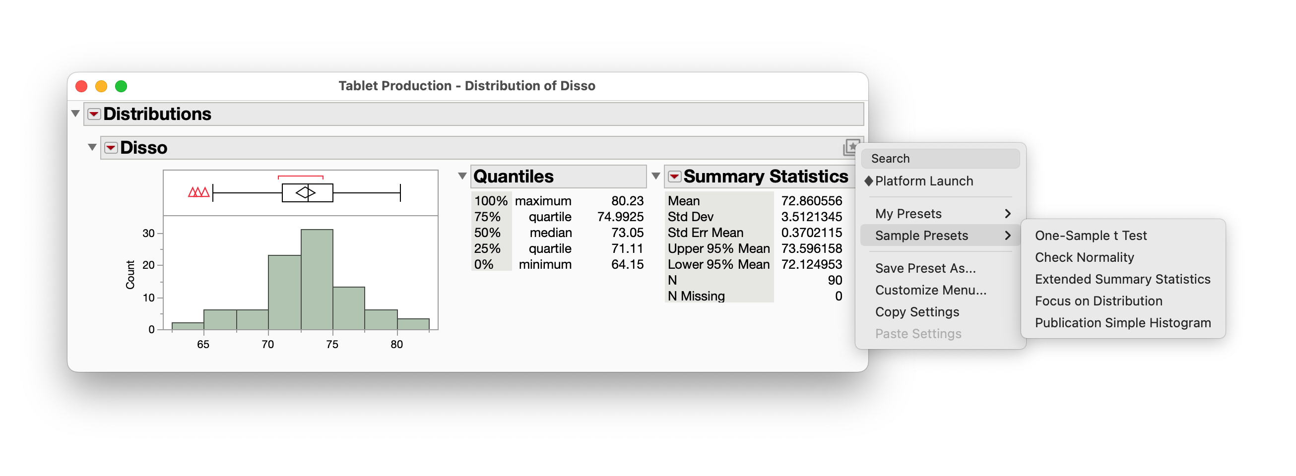 New Platform Presets in JMP® 18 - JMP User Community