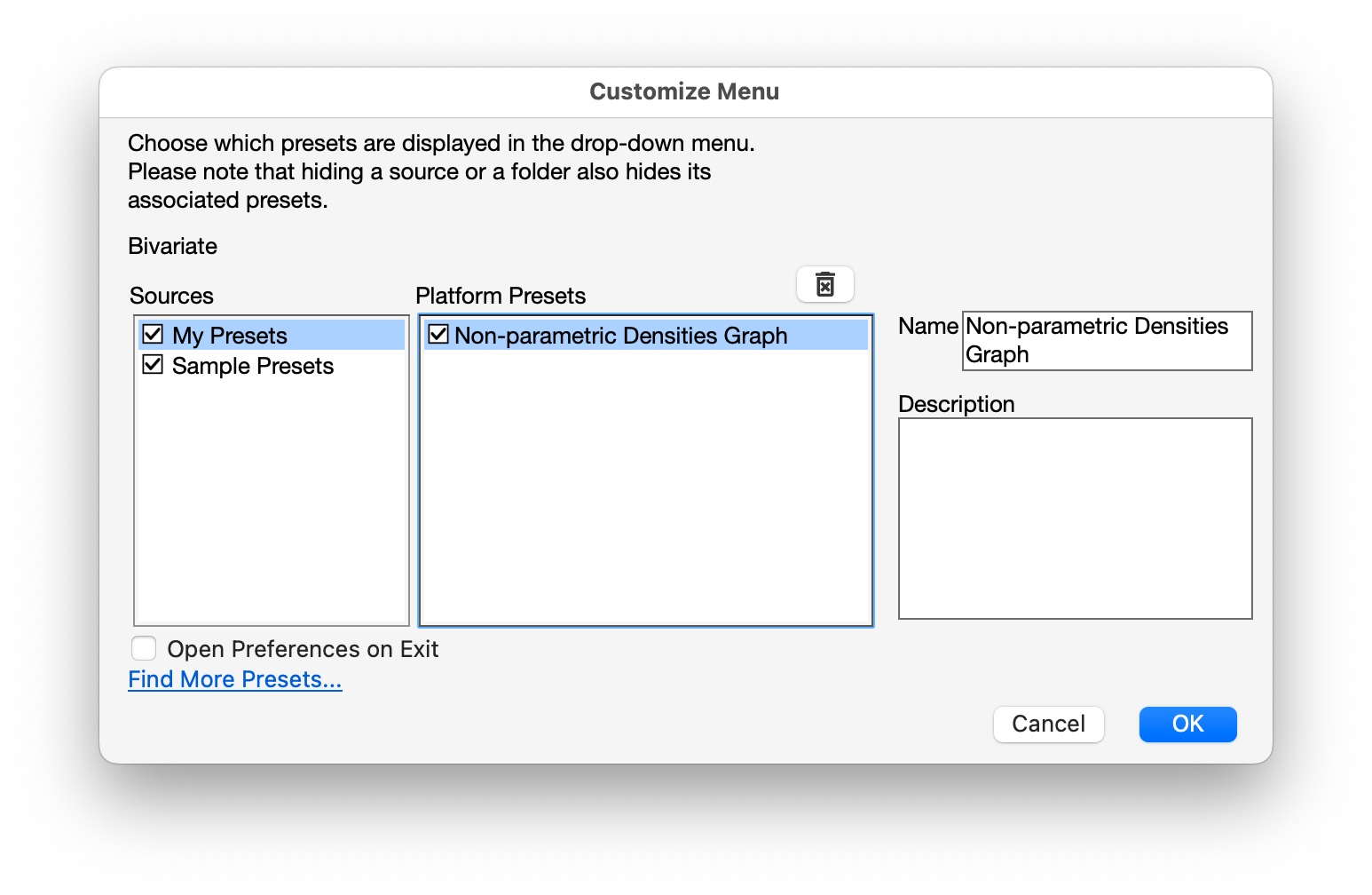 New Platform Presets in JMP® 18 - JMP User Community