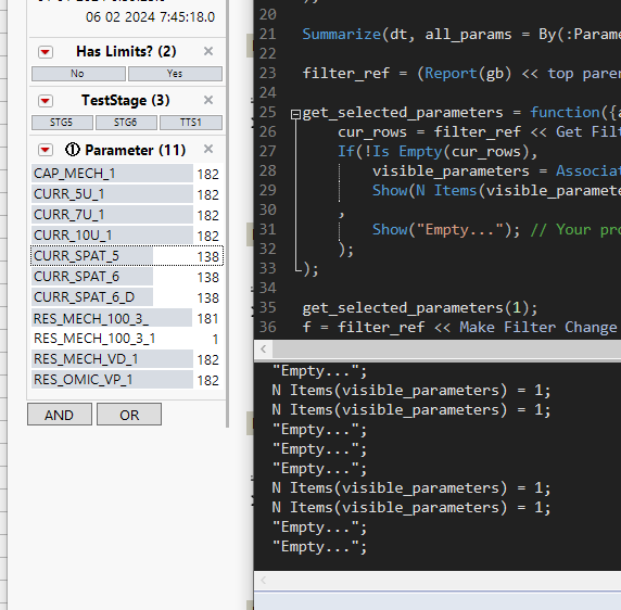 Solved: How to use Filter Change Handler to work with Page option in Graph Builder? - JMP User ...