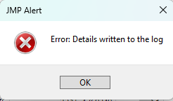 Strange error running JSL as add-in vs script. - JMP User Community