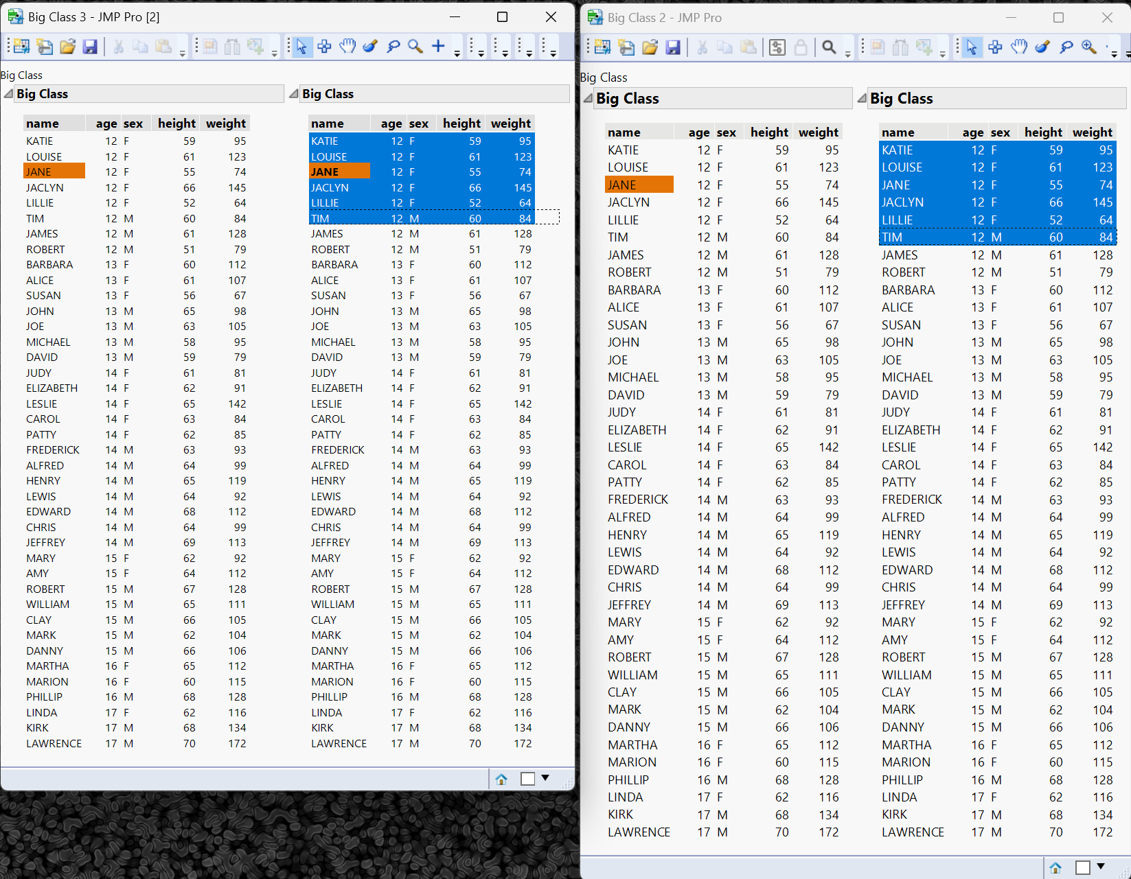 Jmp Report Table Cell Coloring Jmp User Community 