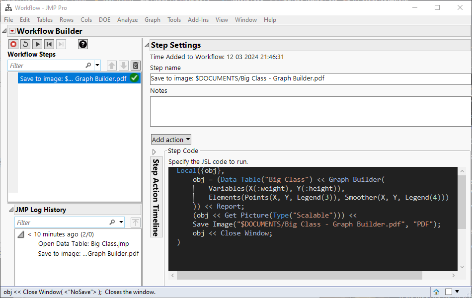 Workflow Recorder Not Recording Ppt Exports Of Graph Builder Jmp User Community
