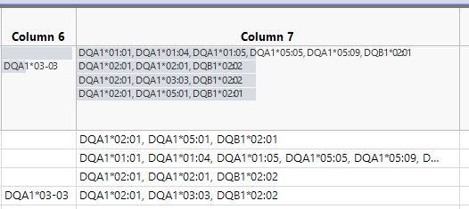 Solved: How to match part of text in 2 column? - JMP User Community