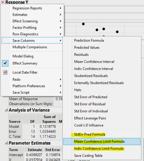 Solved: Disappearance of confidence intervals on profiler - JMP User ...