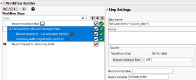 Work flow builder - JMP User Community