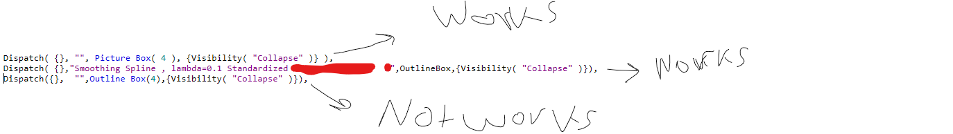 Solved: Removing the Outline Box within dispatch command - JMP User Community