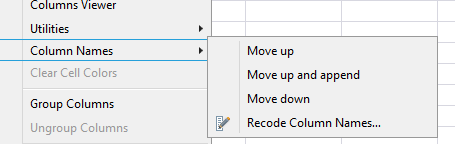 Solved: How to remove a user-defined text from all columns or all column names? - JMP User Community