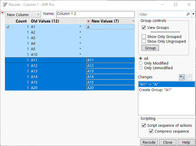Re: How to Code a new column by referencing text in second column ...