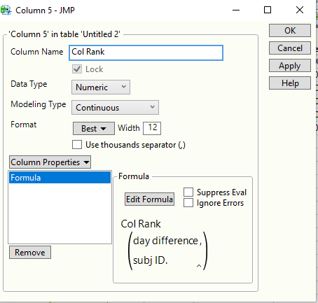 isolating the smallest date difference - JMP User Community