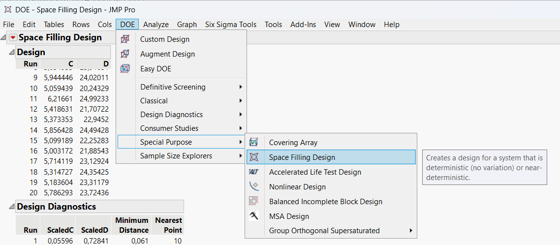 Solved: Custom design factor constraints - JMP User Community