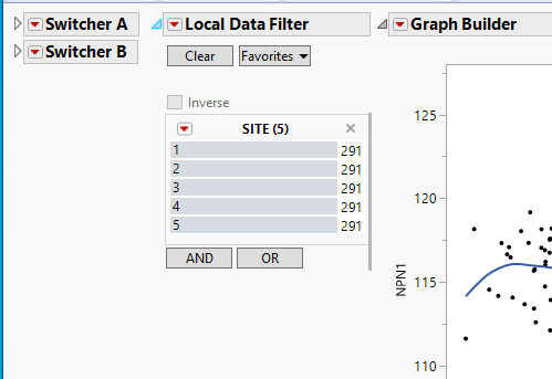 Solved: Outline close orientation for column switcher issue - JMP User Community