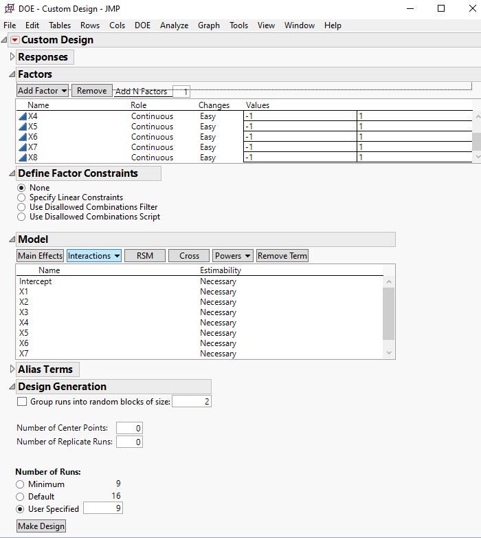 Choosing the right tool to design your experiment in JMP