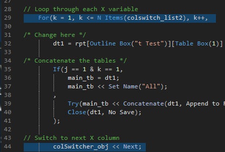 Solved: Is there a way to create a report for 2 column switcher simultaneously ? - JMP User ...