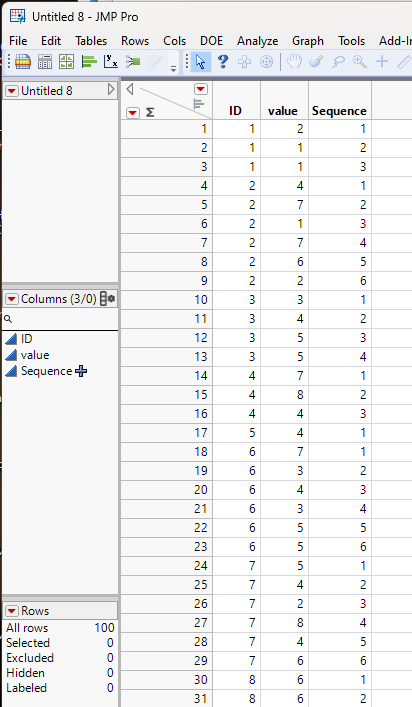 Consolidating Repeated Values - JMP User Community