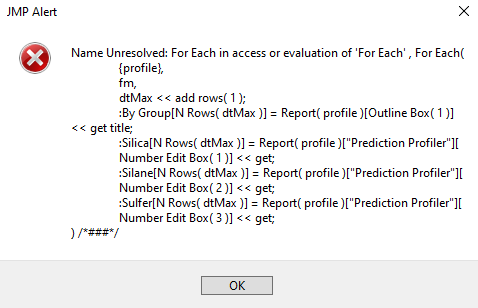 Solved: Extracting outputs after maximizing desirability functions - JMP User Community