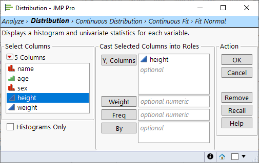 Normal Distribution Jmp User Community