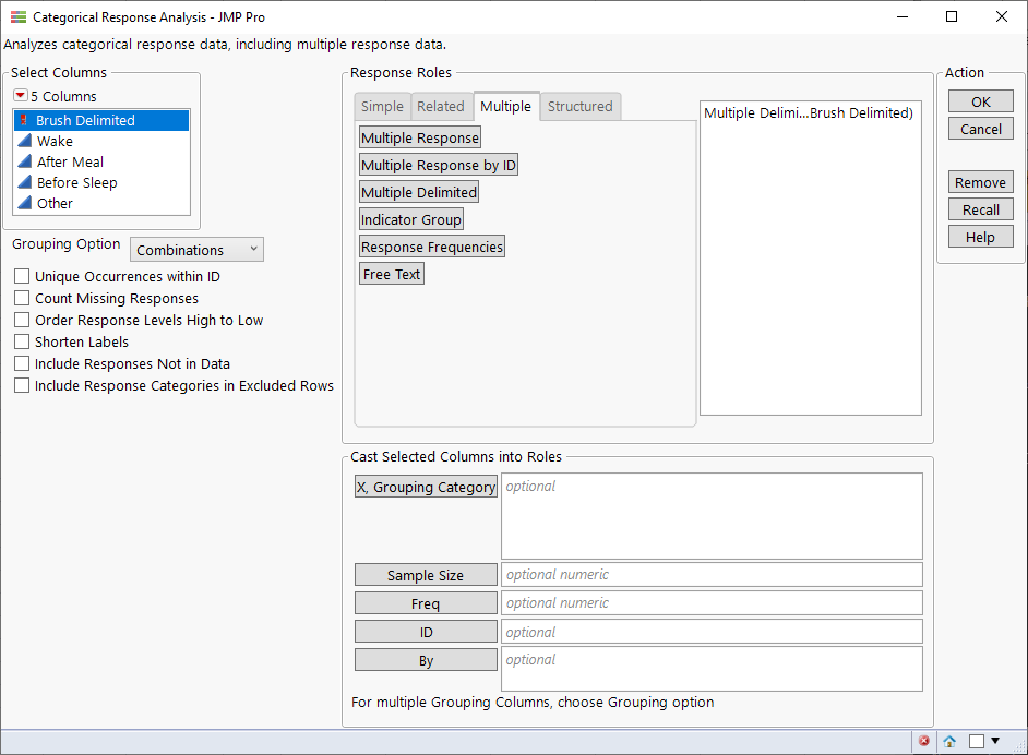 Question Related To Multiple Response Variable How To Generate The Right Graph Jmp User