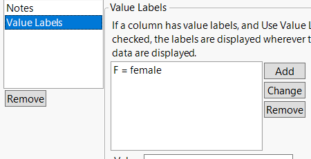 change tick labels - JMP User Community