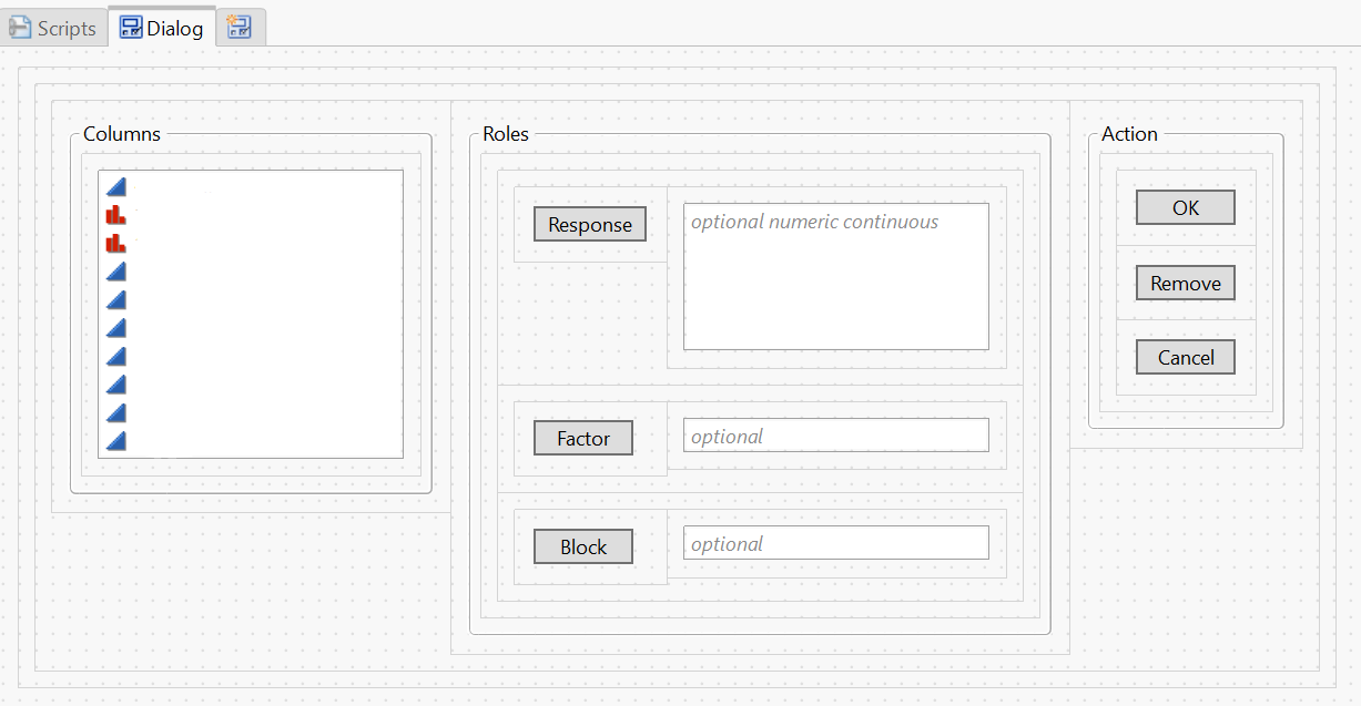 Jsl Scripting To Create Subset Data Tables In Application Builder Jmp