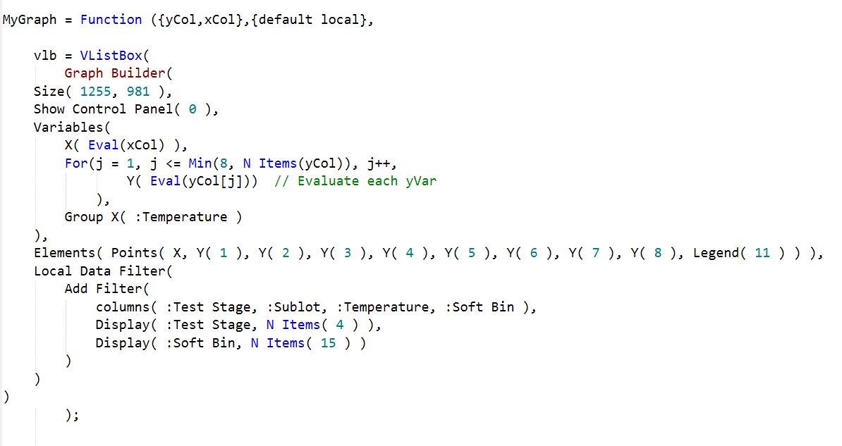 Solved For Loops And Column Lists Jmp User Community