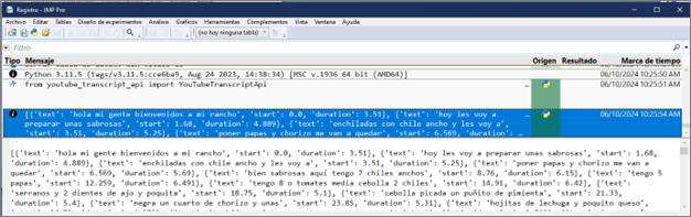 JMP 18 y Python: Así como a mí me gusta