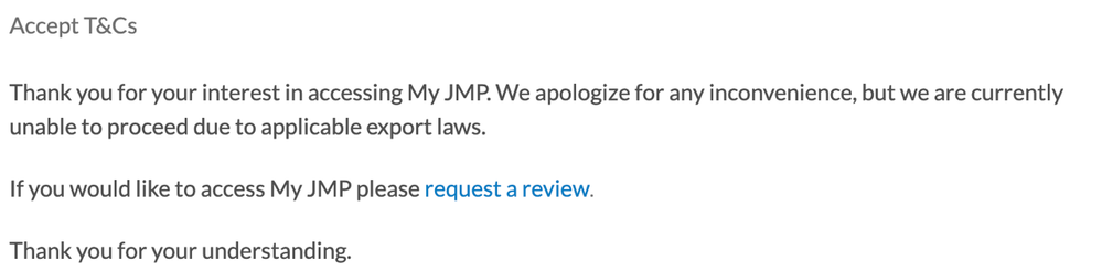 Student with issue accessing the software - JMP User Community