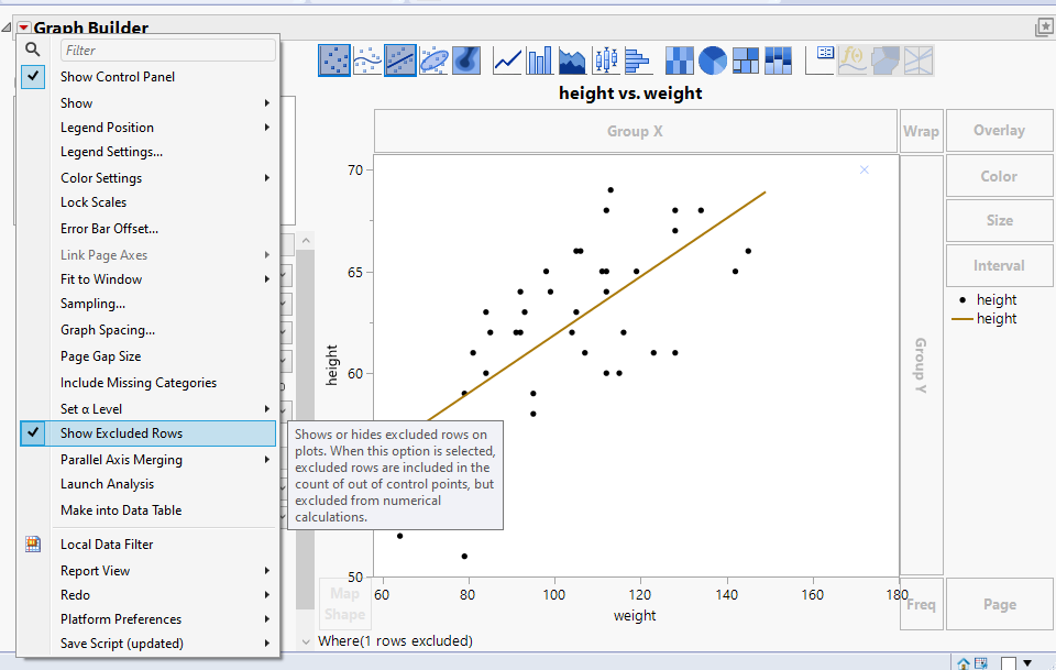 Solved: How do I modify color and type of marker of excluded data points in Fit Model pl ...