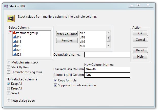 Solved How To Create Average Data From Several Rows Jmp User Community