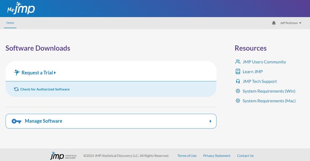 JMP 18のダウンロード方法 − ソフトウェア管理者用 - JMP User Community